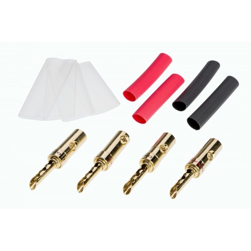 High Quality 24k Gold Plated Edge Digital BFA Banana Plugs / Connectors
